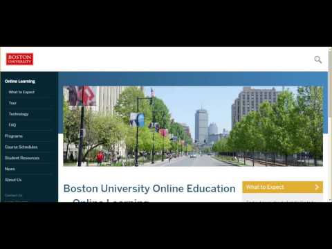 Boston University Online Education