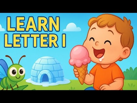 Learn the ABC Alphabet | Letter I - English Words for preschoolers | Toddler Learning