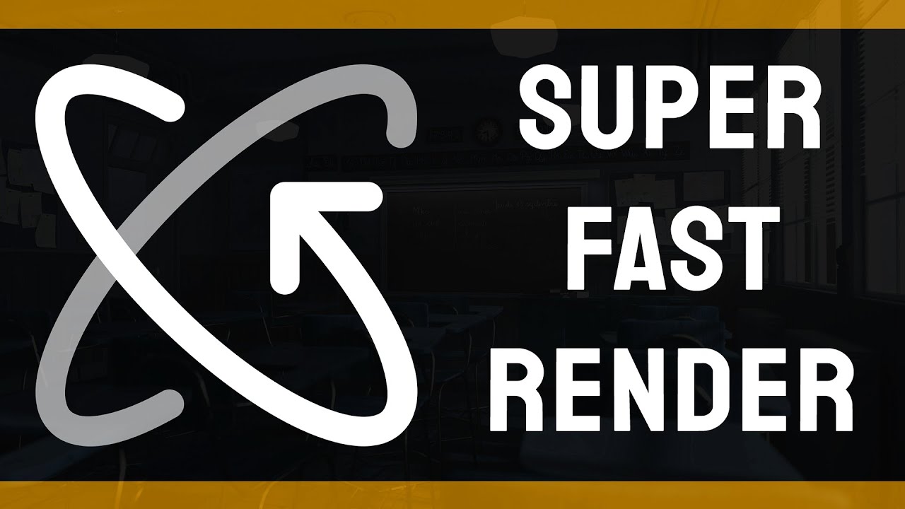 📒 Lightning-Fast Rendering ⚡ Super-Fast-Render Addon for Ultimate Efficiency!