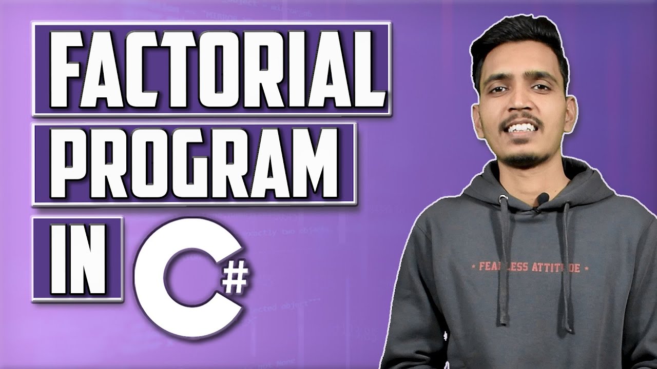 Find Factorial of a Number in C#