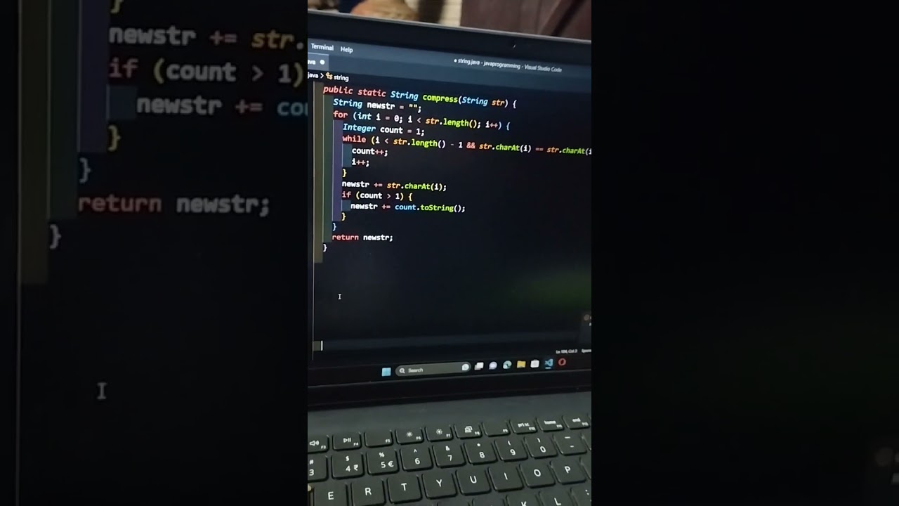 compress string java program#javaprogramming #coders