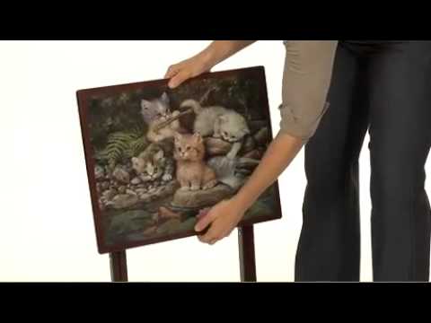 Tray Table Set - "Kitten Capers" by Jürgen Scholz