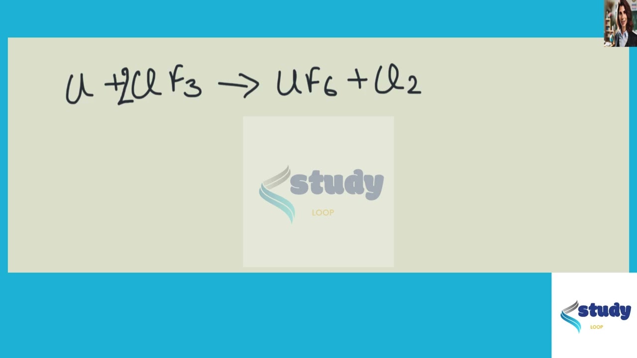 [Chemistry] Uranium hexafluoride, UF , is processed to produce fuel for nuclear reactors and nucle