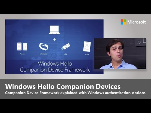Intro to Windows Hello Companion Device Framework