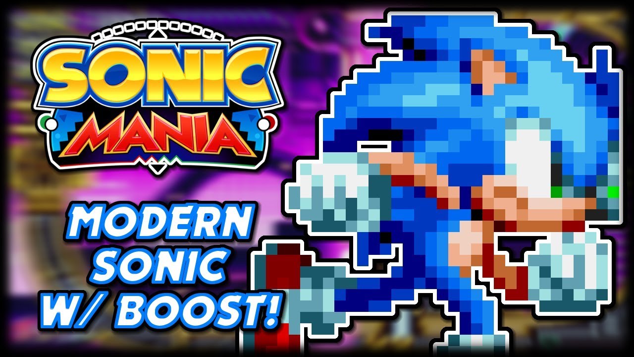 Modern Sonic Boosts onto the Scene - Sonic Mania Mod Showcase