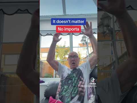 Learn Spanish - #shorts - IT DOESN'T MATTER in Spanish - #Youtubeshorts - Spanish Lessons