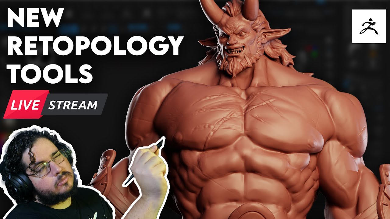 Zbrush NEW Retopology Tools! Game Changer! Full Process