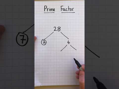 What is a prime factor and how do we find them? #primefactors #maths #teachers #school