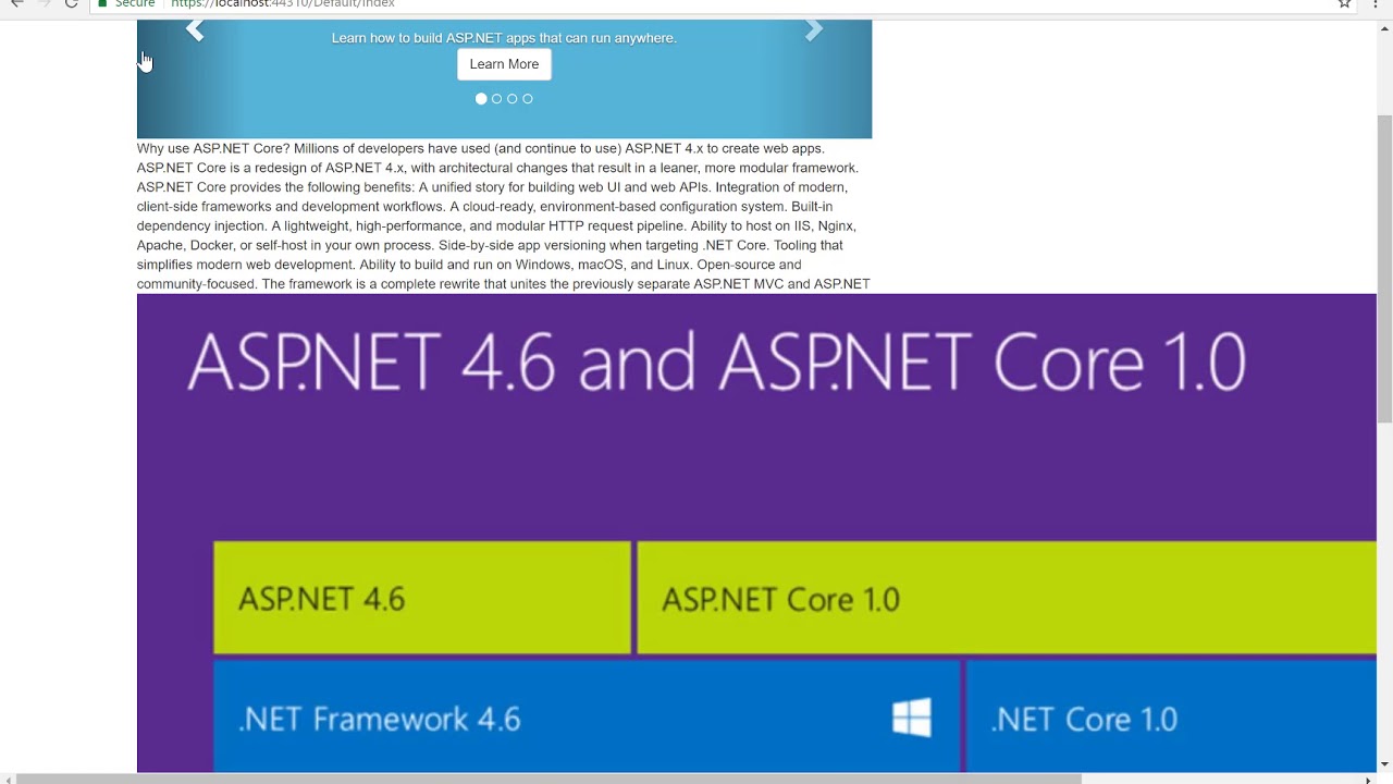 ASP.NET CORE with Bootstrap: Image with Responsive