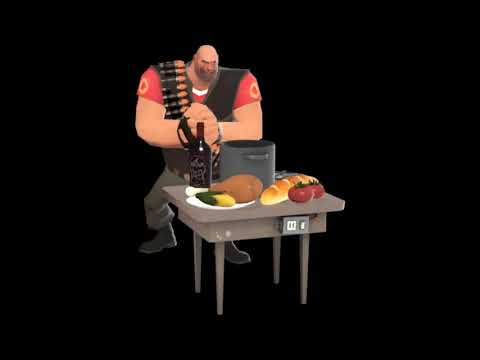 Steam Community :: Video :: Tf2 Heavy Happily Enjoys A Tasty Meal Then ...