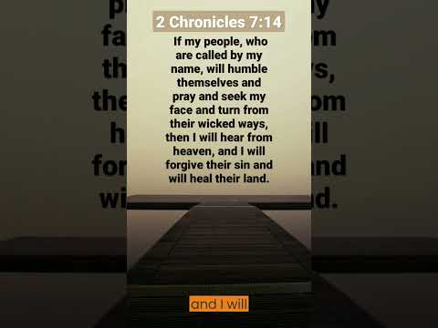 If my people, who are called by my name, will humble themselves and pray and seek my face and turn