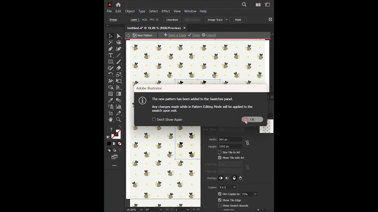make a seamless pattern in illustrator #illustratortutorial #illustrator #adobe #seamless #pattern
