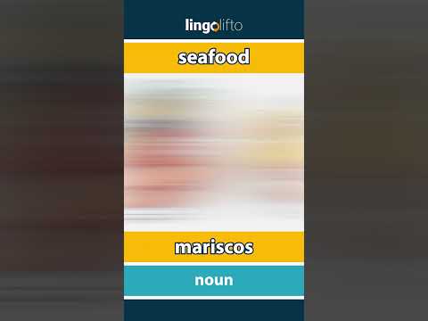 🇬🇧🇪🇸 seafood - mariscos : learn English : aprendamos inglés : vocabulary builder
