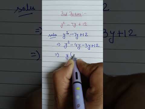 Cool Math: Factorization for Class 8 #math #factor #iitjee #ssc