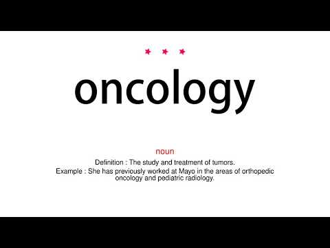How to pronounce oncology - Vocab Today