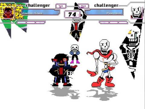 M.U.G.E.N : Error_Sans Update +Mugen Free for all