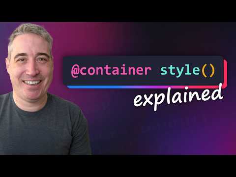 Getting started with CSS Style Queries