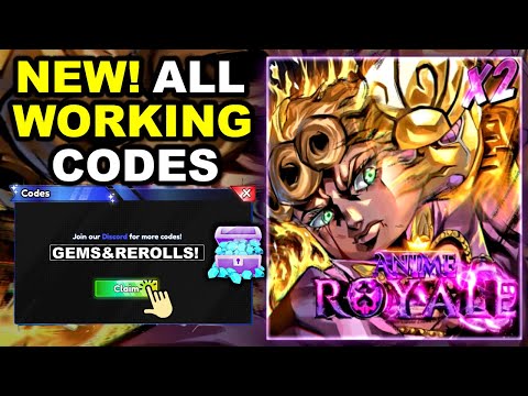 *NEW* ALL WORKING CODES FOR ANIME ROYALE - ROBLOX ANIME ROYALE CODES