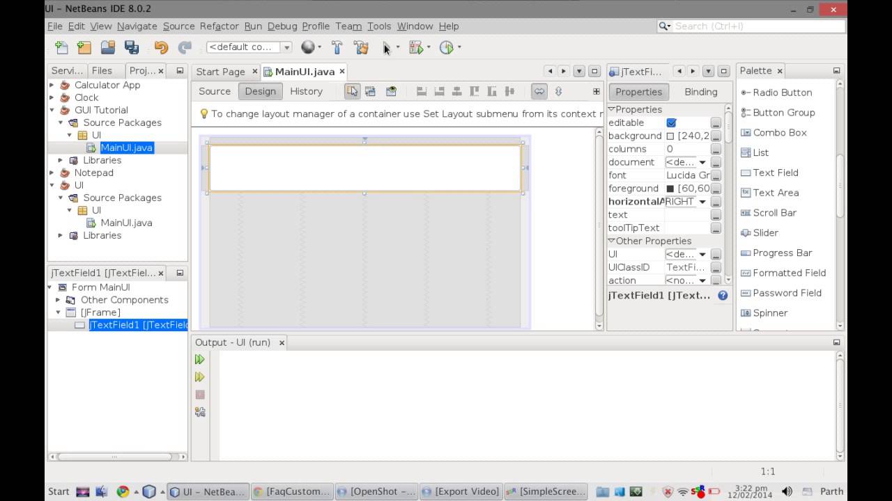 Learning Java : GUI Calculator Part 1