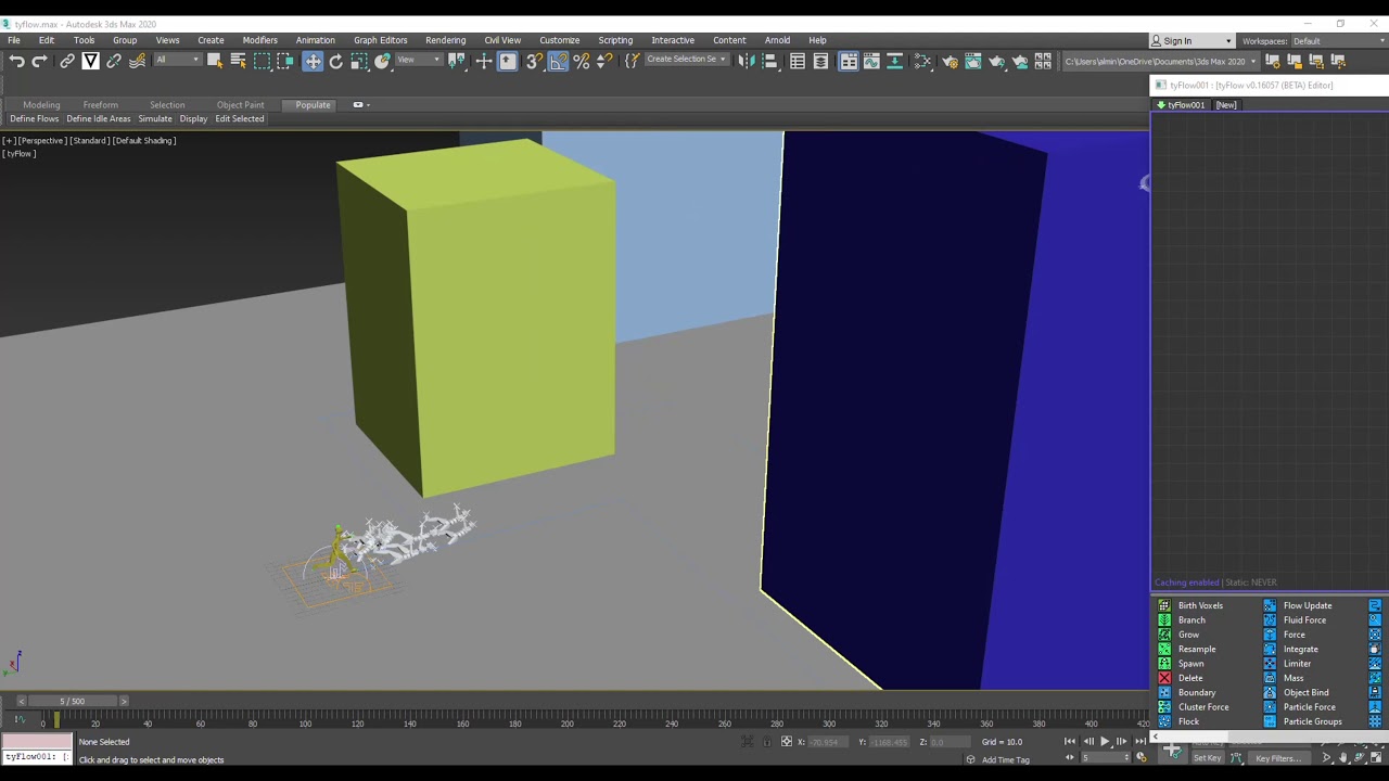 tyActor + tyFlow Part 02