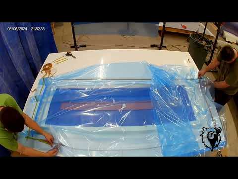 Grumpy Bear Campers Arctos Platform Fiberglass Truck Camper Panel Molding Process