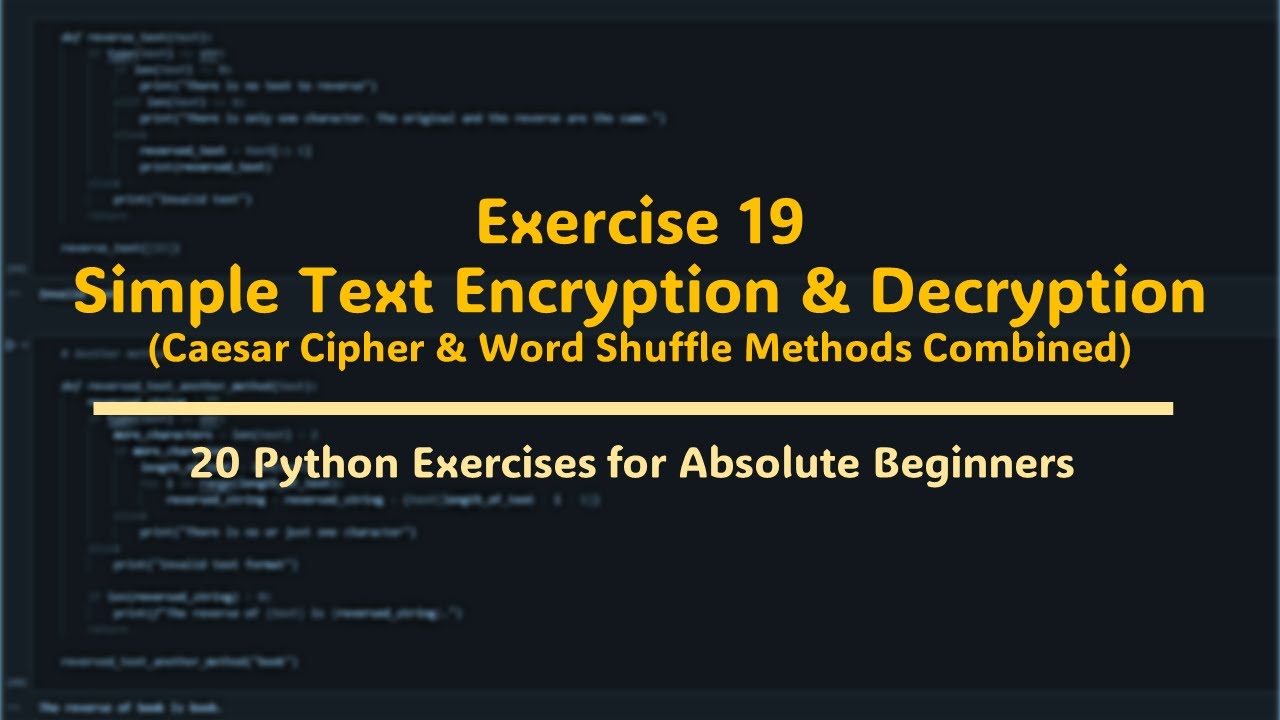 Simple Text Encryption & Decryption (Caesar Cipher & Word Shuffle Methods Combined)