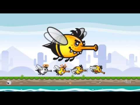 Game Assets - Shooter Bee Game Character Sprite Sheets GIF demo