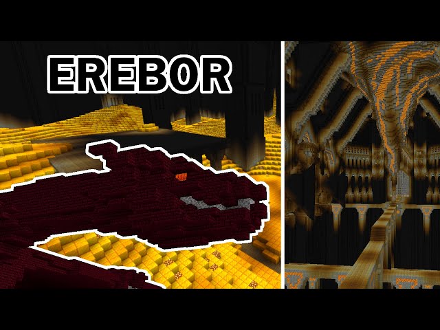 O Hobbit Erebor Minecraft My Friend Is Building Erebor (the Lonely