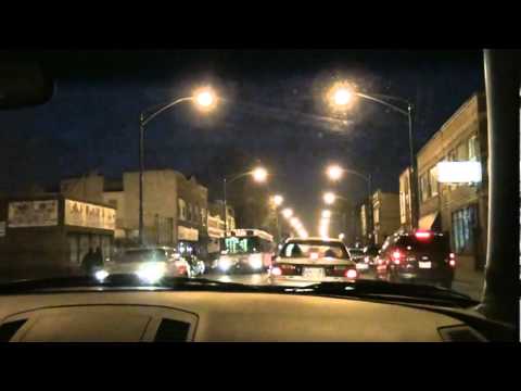 Driving From Western Springs, IL to Skokie, IL (11/21/2009)