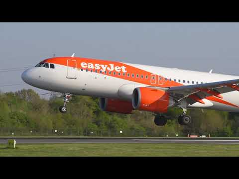 Manchester Based Short Haul Aircraft Land On Runway 05R #shorts