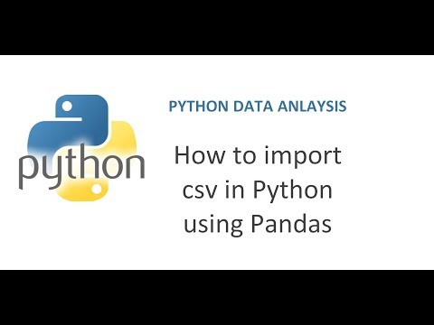 Python Pandas Tutorial 1 | How to import CSV data in Python and Configuring options for custom Loads