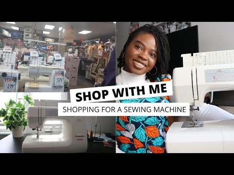 SHOP SEWING MACHINE AND NOTIONS WITH ME | VLOG