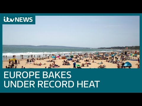 Europe's Saharan heatwave sees record temperatures | ITV News