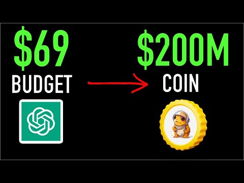 Non-coder made a $200M memecoin with $69 & AI