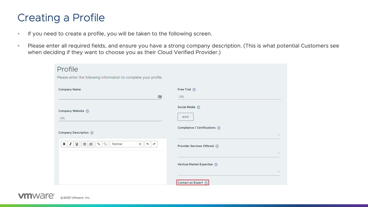 VMware Cloud Verified Application Process - Overview