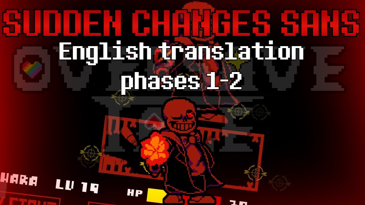 [Unofficial English translation] FDY!Sudden Changes Sans Phases 1 and 2
