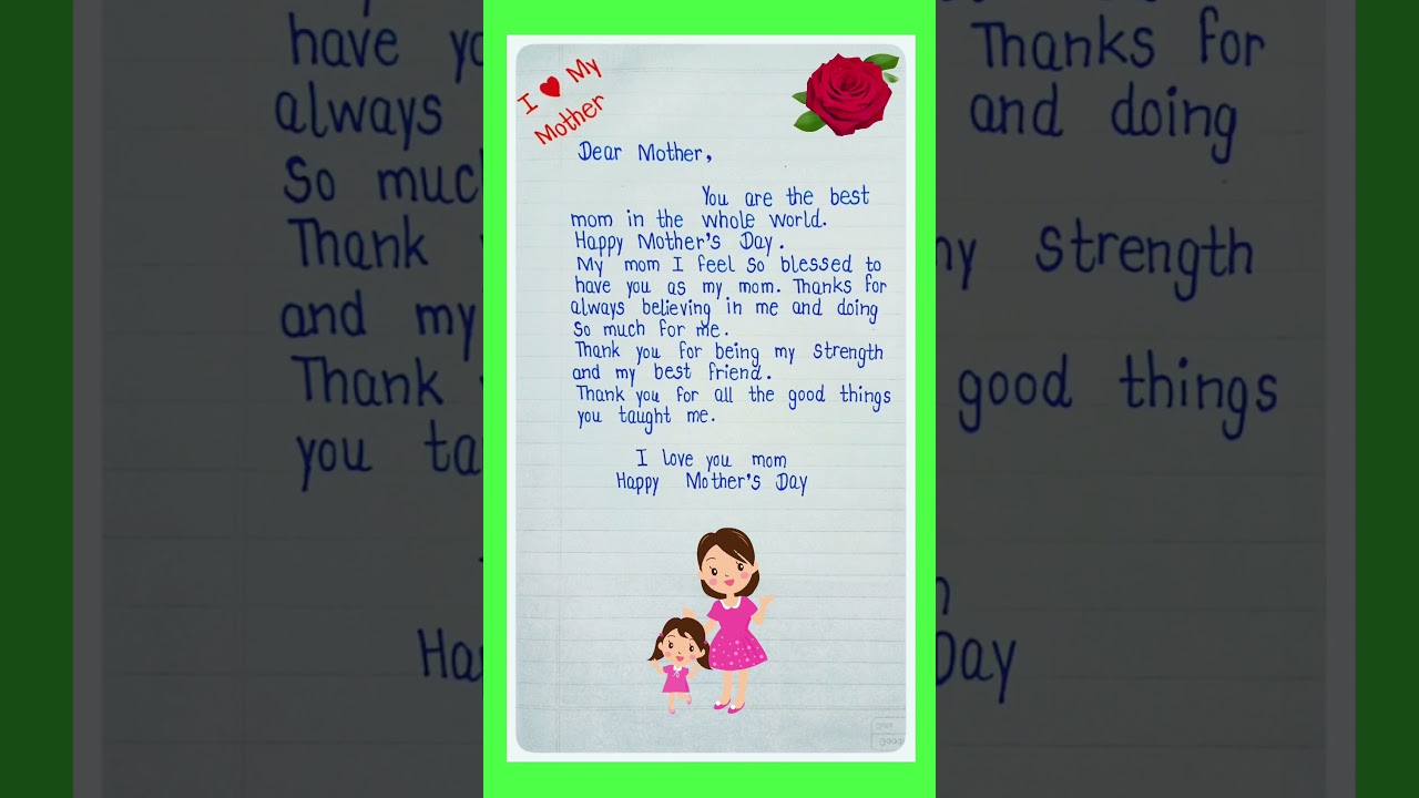 Mother's Day Card Writing/Happy Mother's Day 2025 Card Writing/Mother's Day Message