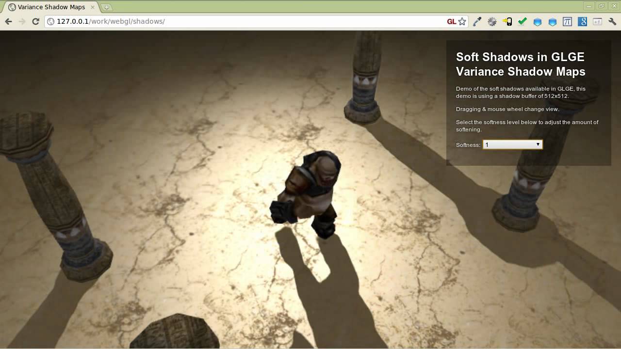 Variance Shadow Maps in WebGL