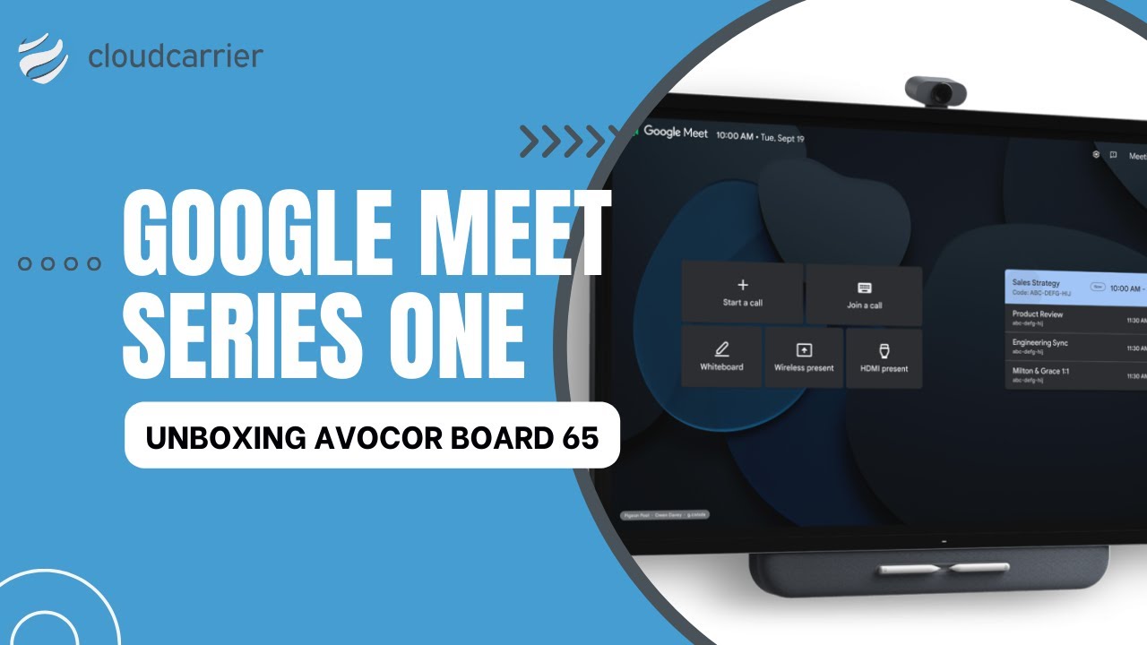 Avocor Series One Board 65 | Series One Google Meet hardware