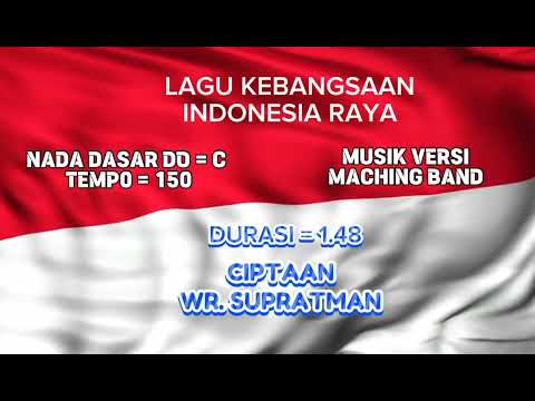 Indonesia Raya Nada Dasar C ( Ciptaan WR. Supratman)@minusone