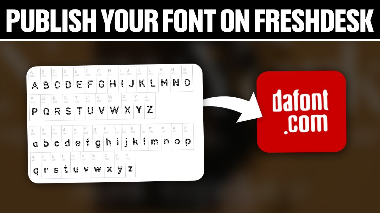 How To Publish Your Font On Dafont ! (Full Tutorial)
