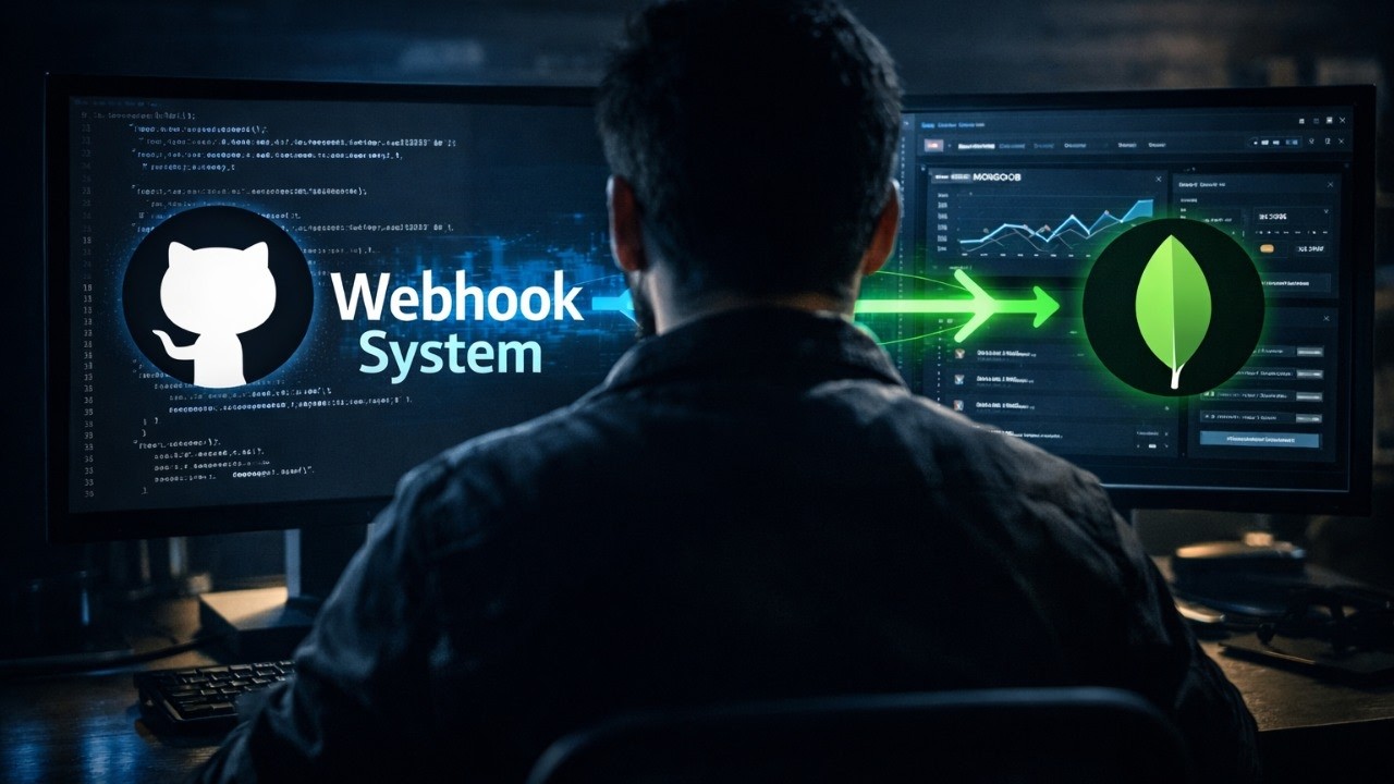 GitHub Webhook Processing System | Flask + React + MongoDB | Developer Assessment
