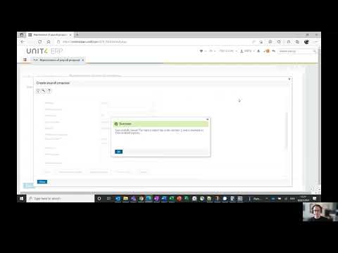 Running a Payroll Proposal in Unit4 ERP