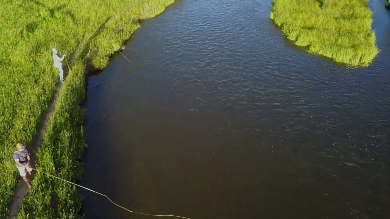 Fly fishing 4k Mavic pro drone footage