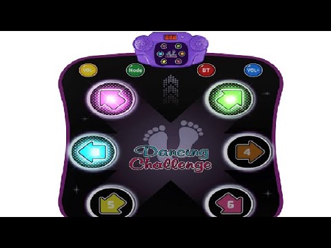 Dance Mat Toys for 3 12 Year Old Kids, Electronic Dance Pad Review, easy to fold and giftable