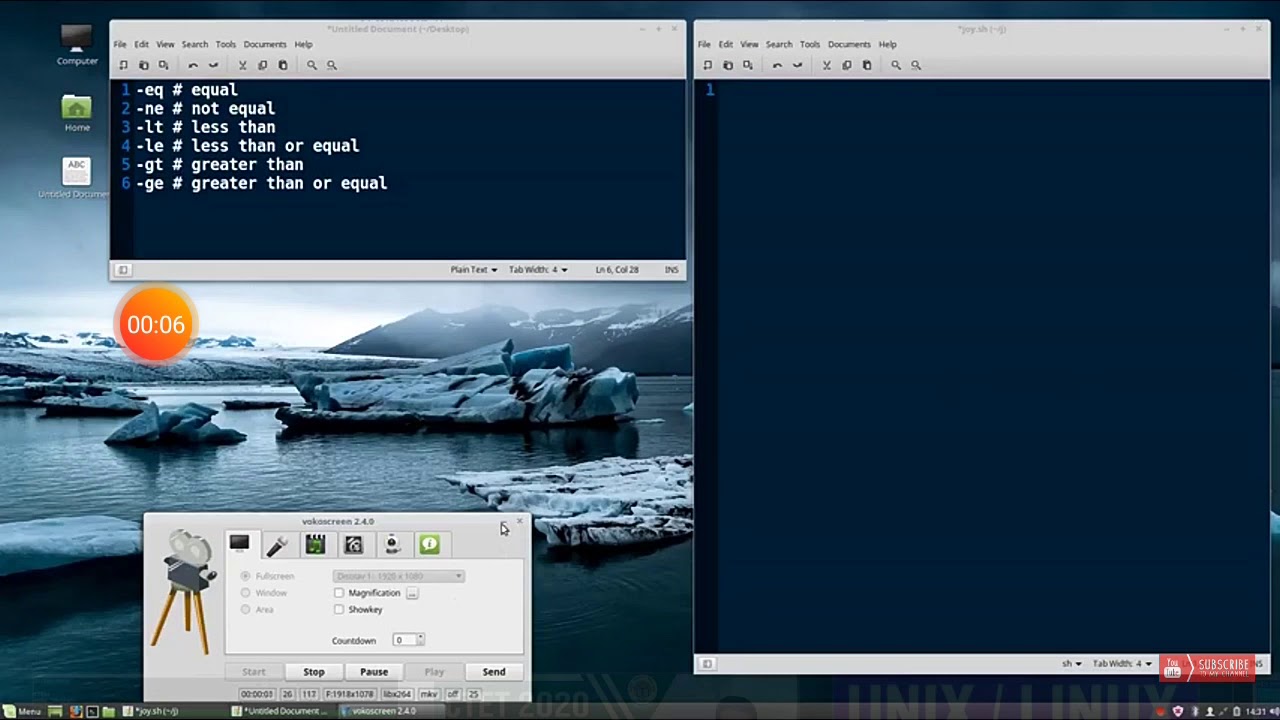Operating system lab shell scripts