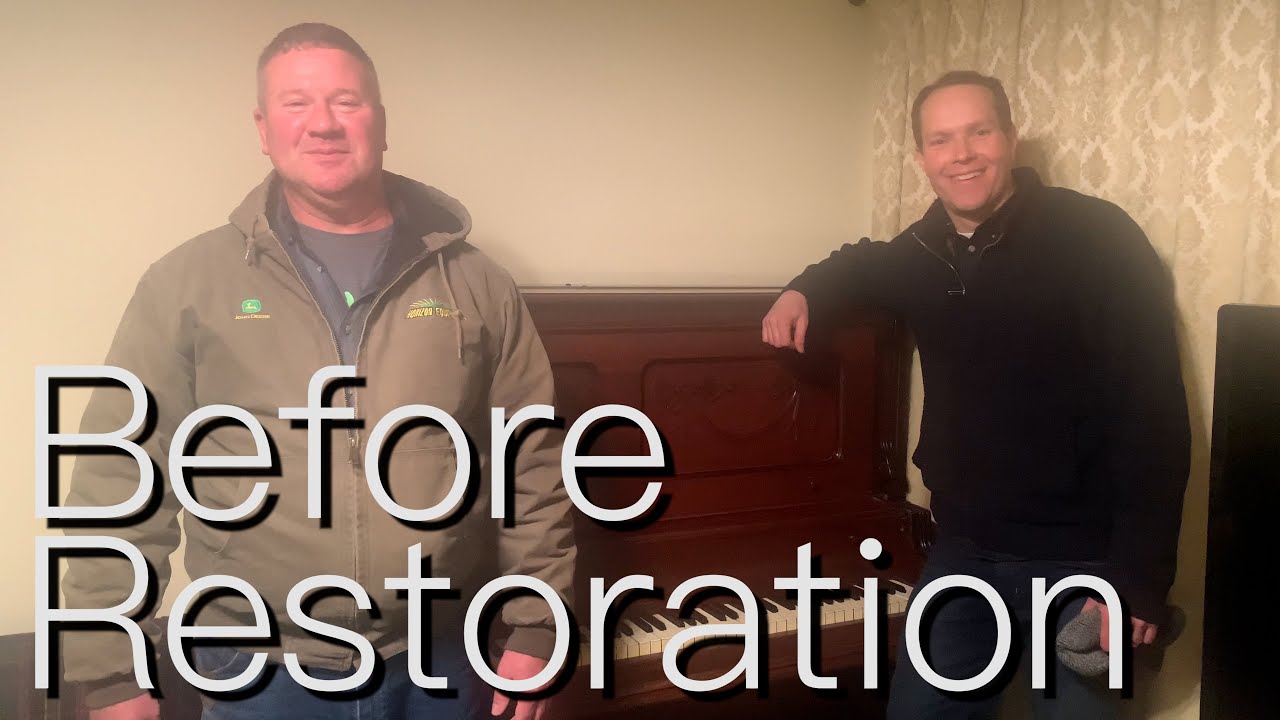 BEFORE: Iowa Heirloom 1885 Washburn Upright Piano Restoration