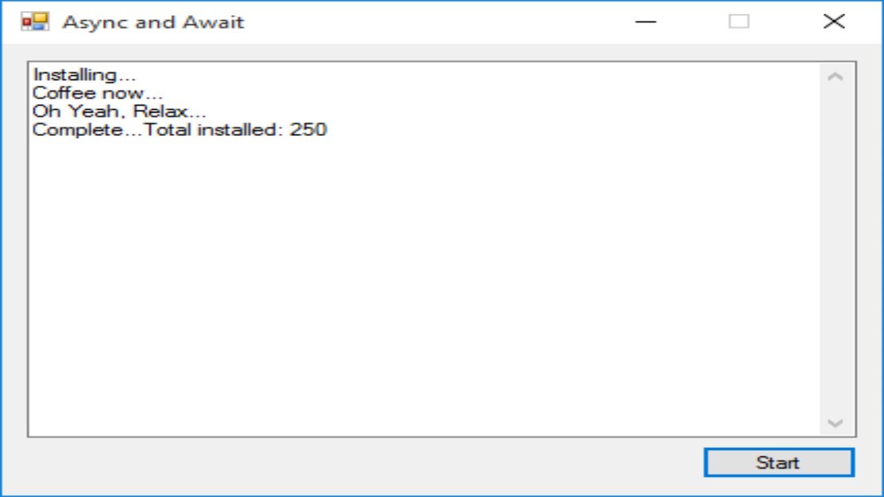 C# Tutorial - Async Await C#.NET Winforms Application | FoxLearn