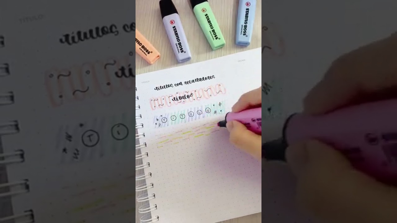 Títuloss 🌱 #shorts #studygram #explore #explorepage #study #lettering #apuntesbonitos
