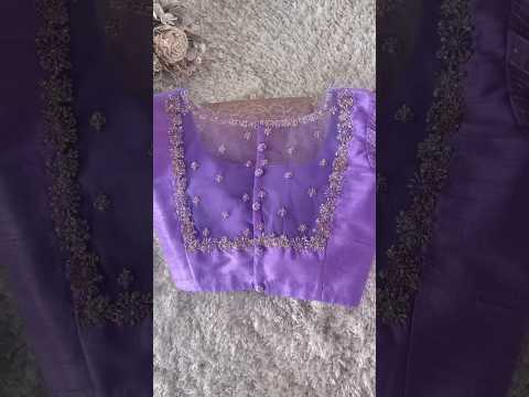 ????boat neck blouse design????|| aasa kooda #boatneck #aasakooda #embroidery #blouse #shorts #aariwork